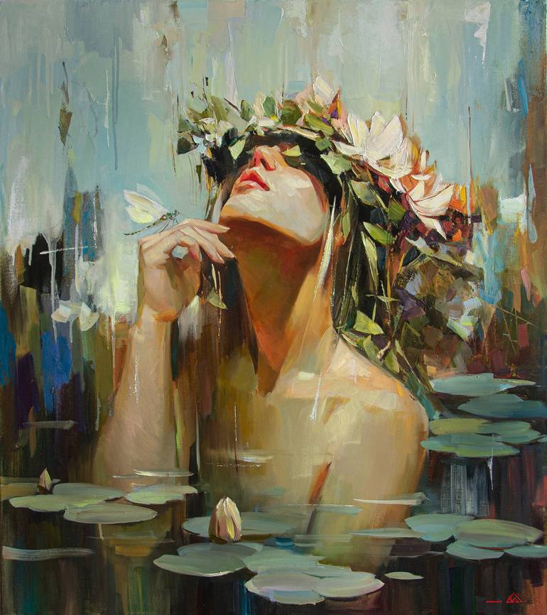 In love with himself Painting by Vasyl Khodakivskyi | Saatchi Art