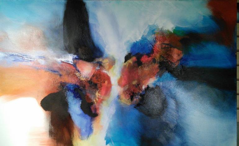 almost blue Painting by Tony Lee | Saatchi Art