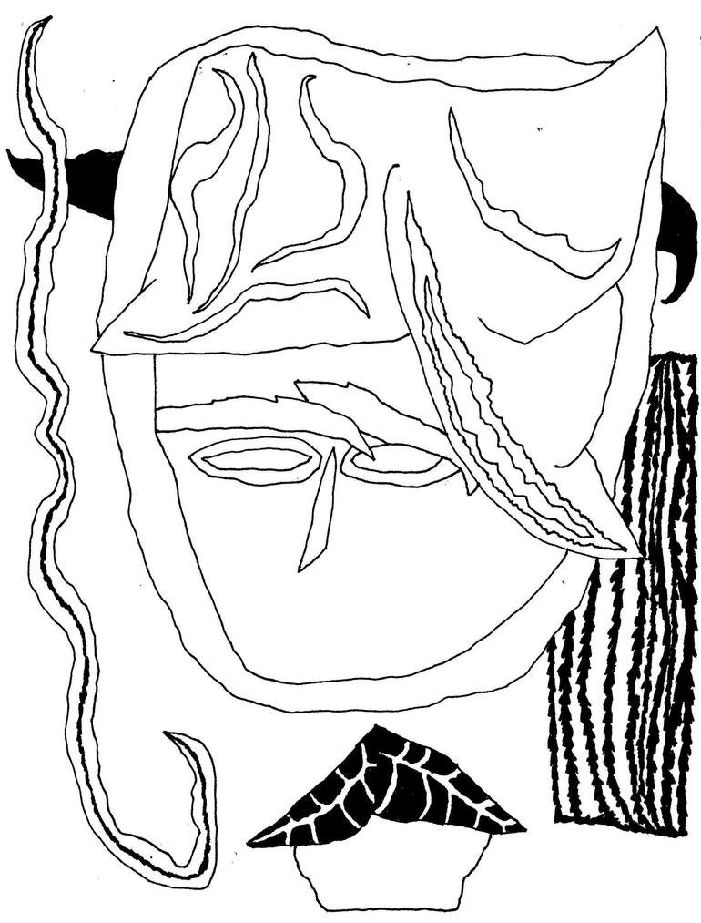 Visceral thoughts 2 Drawing by Ada Odry | Saatchi Art