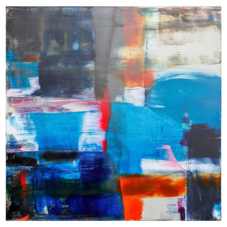 Blaze into Midnight Painting by Anthony Liggins | Saatchi Art