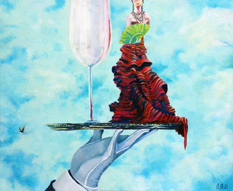 Graal (Holy Grail) Painting by Alina Adt | Saatchi Art