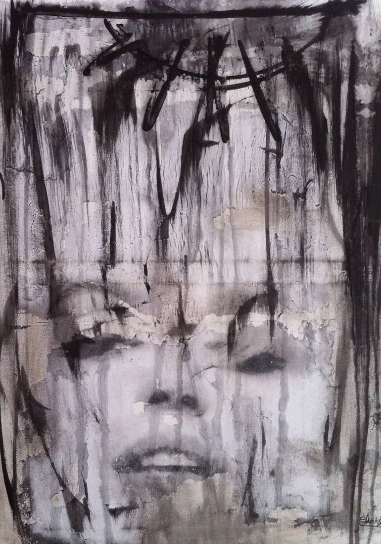 Black Sun Marilyn Painting by Slasky Art | Saatchi Art