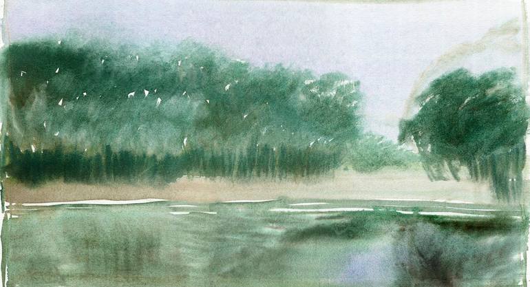 Pond 11 Painting by Anne Fox | Saatchi Art