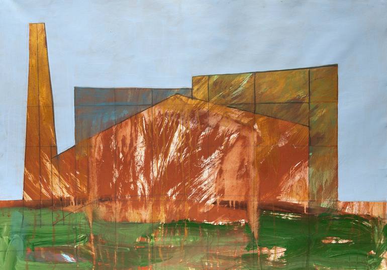 Factory Painting by Anne Fox | Saatchi Art