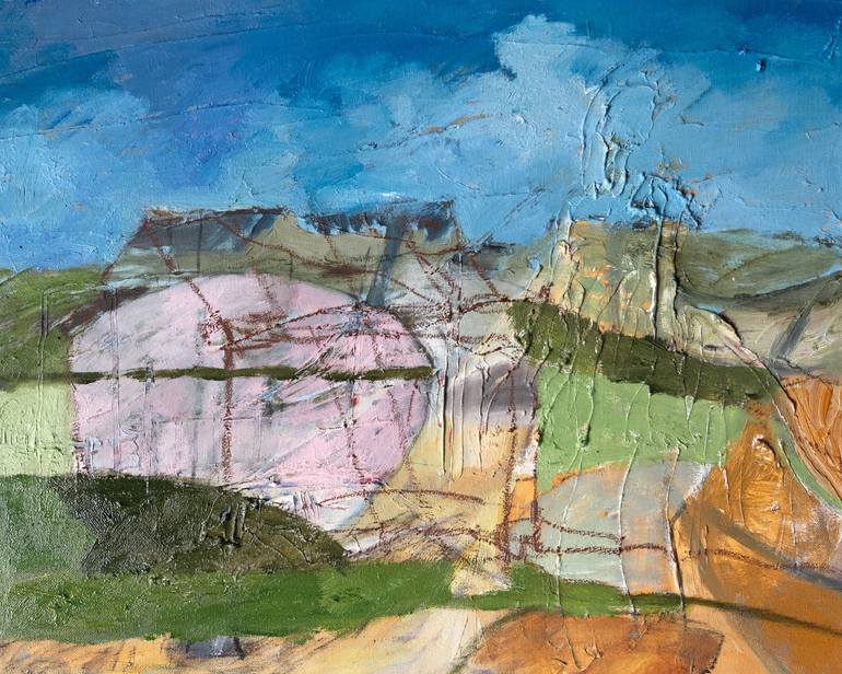 Ruins Painting by Anne Fox | Saatchi Art