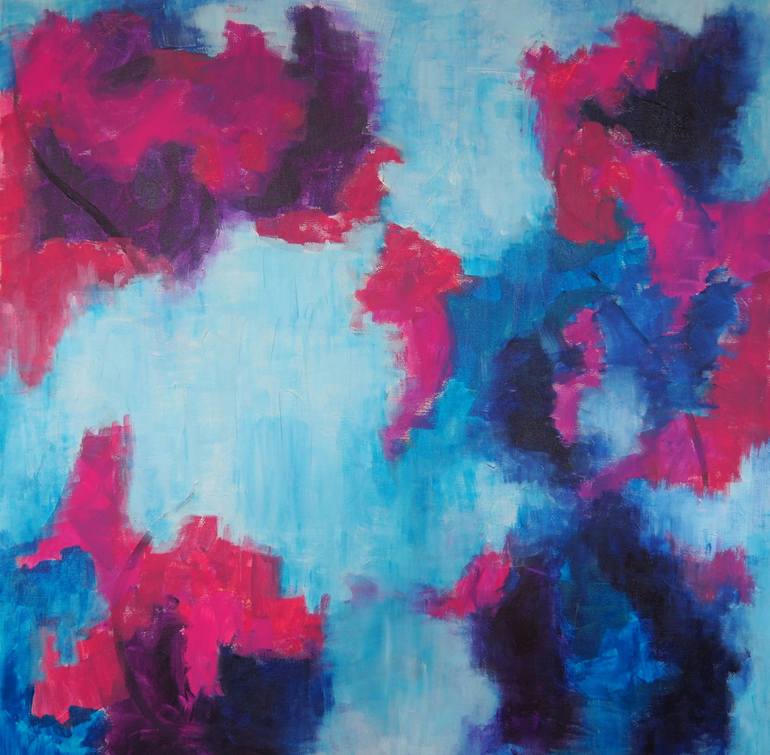 Blue Concerto Painting by Gail Morrison-Hall | Saatchi Art