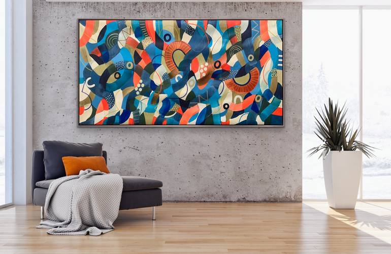 The Bees Come Uninvited Painting by Rashna Hackett | Saatchi Art