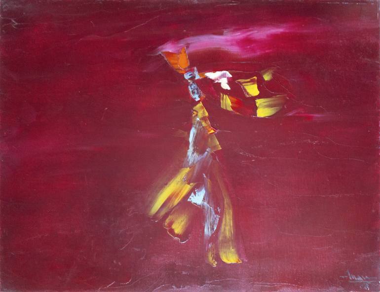 Dance with Lantern Painting by Tran Tuan | Saatchi Art