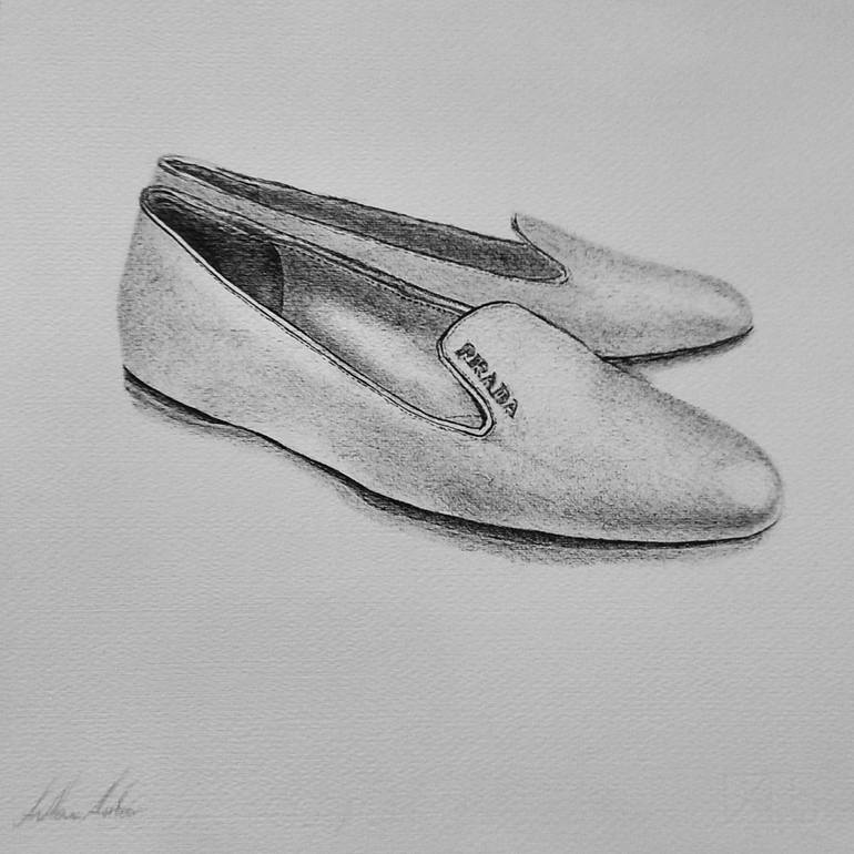 Prada Shoes Drawing by Alexander Connelly | Saatchi Art