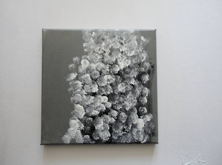 Abstract: Shades of Grey No1 Acrylic Paint on Canvas Painting by Chrysi ...