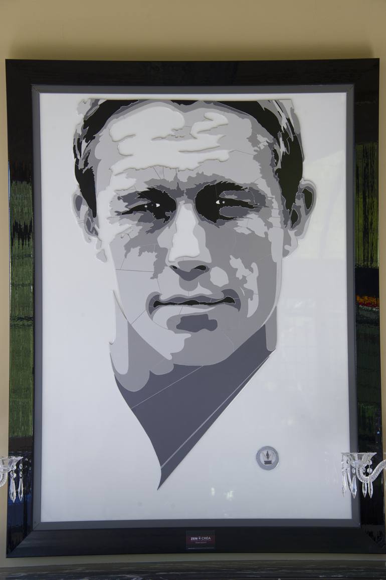 Jonny Wilkinson Portrait Sculpture by Zen Minimaliste | Saatchi Art