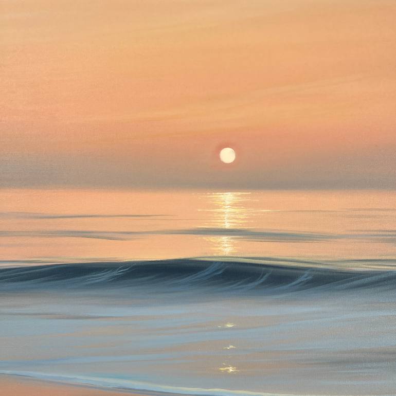 On The Shore Painting by Eva Volf | Saatchi Art