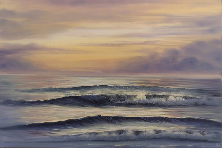 Eternal Start Painting by Eva Volf | Saatchi Art