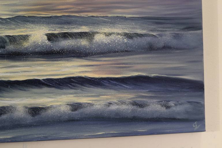 Eternal Start Painting by Eva Volf | Saatchi Art