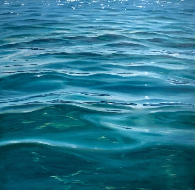 Crystal Clear Painting by Eva Volf | Saatchi Art