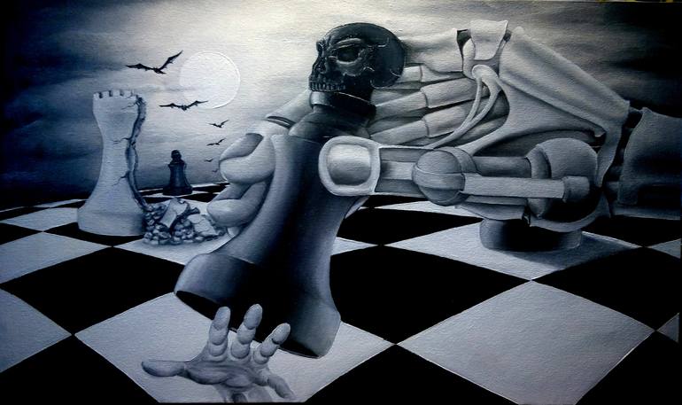 Game over Painting by Armeanu Rosin Mihai | Saatchi Art