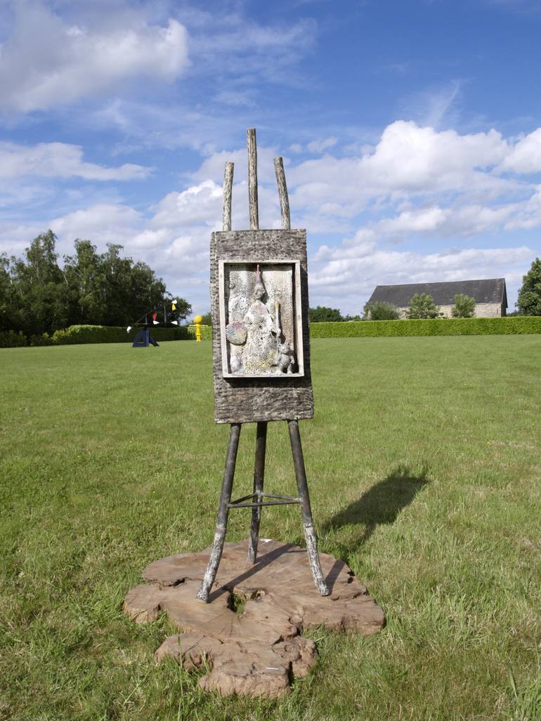 Nounours et Arlequin Sculpture by Filimon Claudiu | Saatchi Art