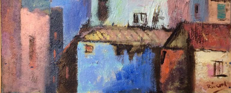 Urban forms Painting by Anibal Riverol | Saatchi Art