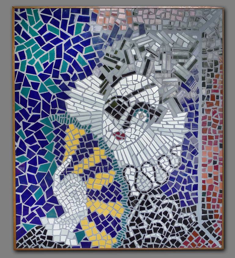 FANS Sculpture by Sarka Mosaic Creation | Saatchi Art