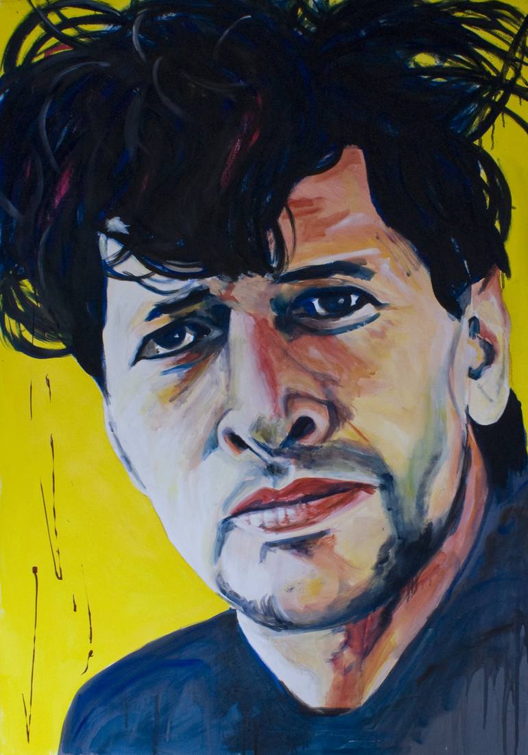 Forever Young Herman Brood Painting by Angela Peters | Saatchi Art