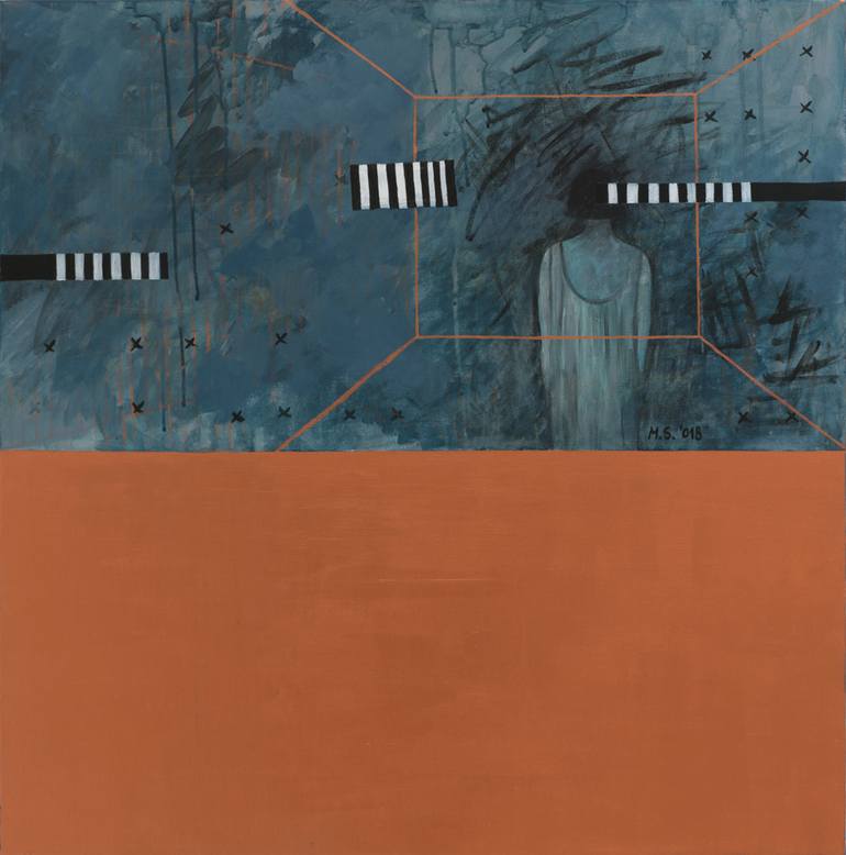 Blue life Painting by Marija Smilevska | Saatchi Art