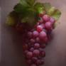 Flaming Tokay Grapes Painting by Gerbrand Van Heerden | Saatchi Art