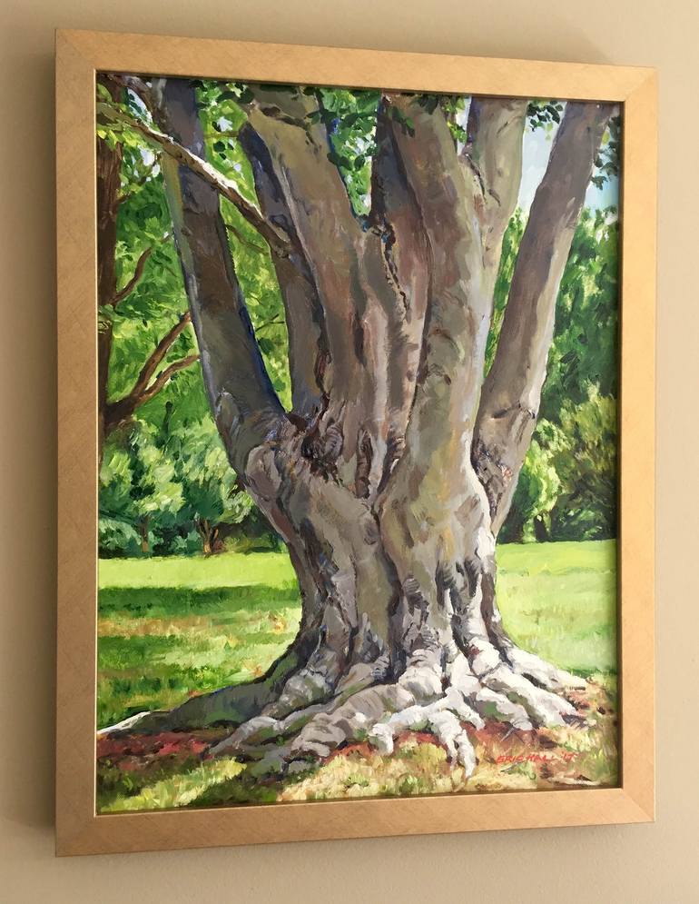 COPPER BEECH Painting by ERIC HALL PAINTINGS | Saatchi Art