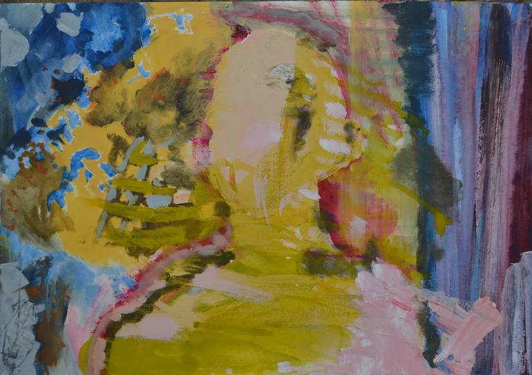 Man Painting by Helen Thompson | Saatchi Art