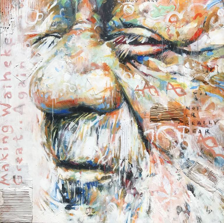 Gramps Painting by Liam Downes | Saatchi Art