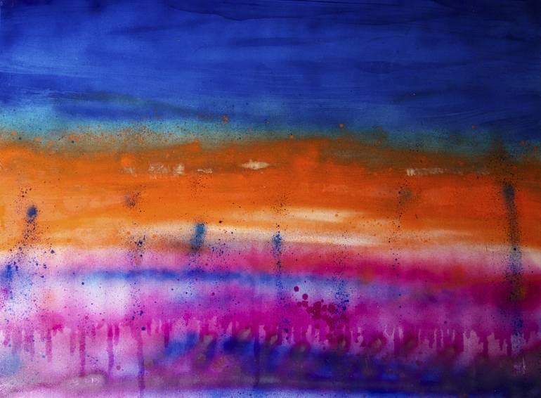 'Big Light Pollution' Painting by Erica Nockalls | Saatchi Art