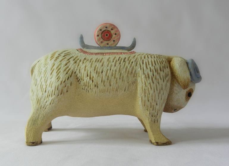 Ram Container Sculpture by Hilary Audus | Saatchi Art