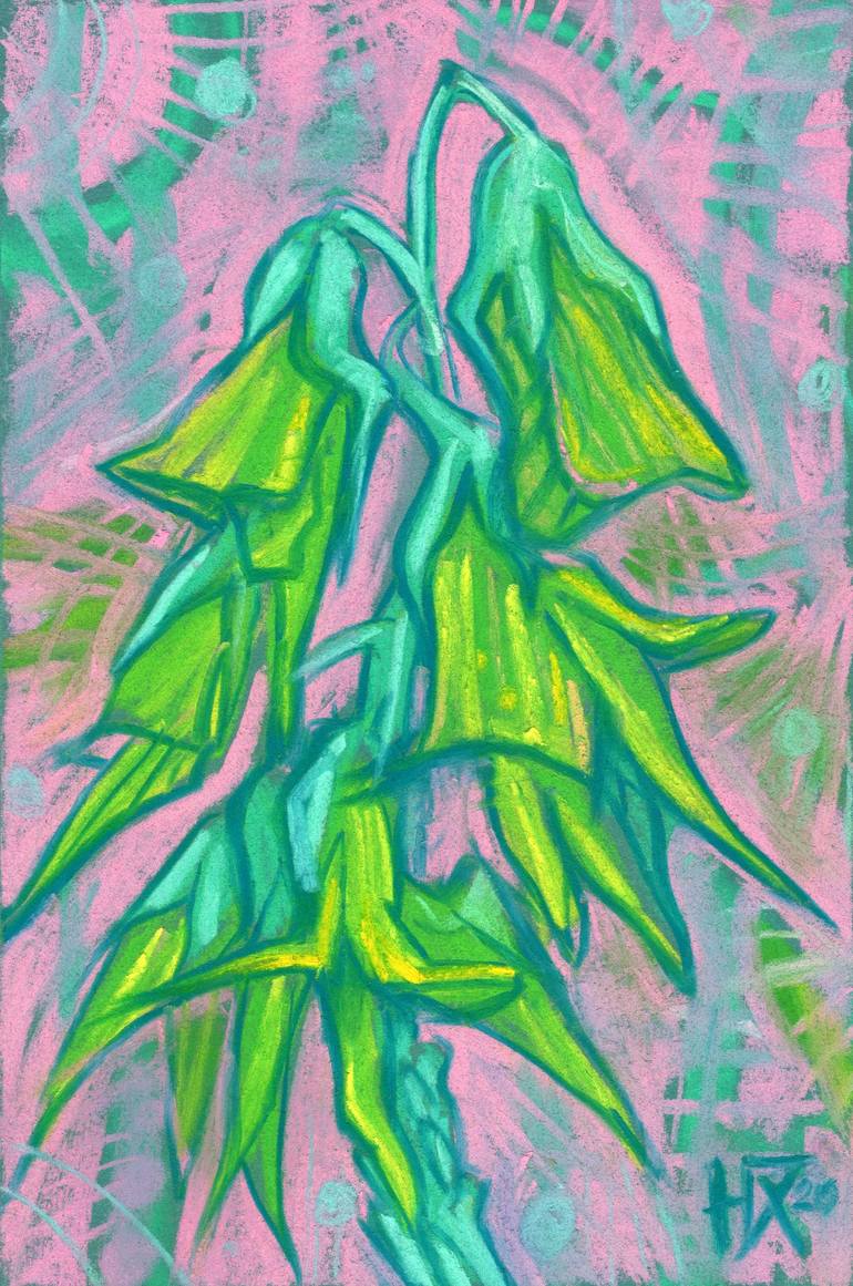 Australian Bird Flower / Birflower Painting by Julia Khoroshikh ...