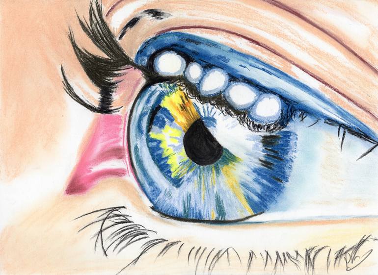 The eye... Drawing by patrick koenig | Saatchi Art