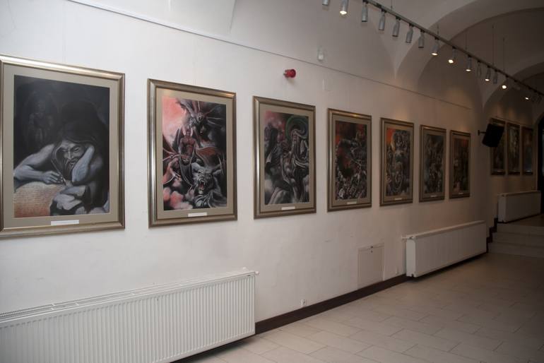 A part of the Collection of 24 works about Apocalypse Drawing by Galan ...