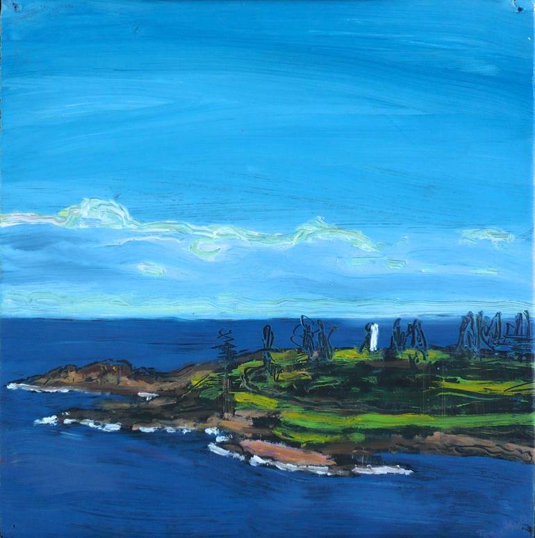 Blowhole Point, Kiama Painting by Tony Hull | Saatchi Art