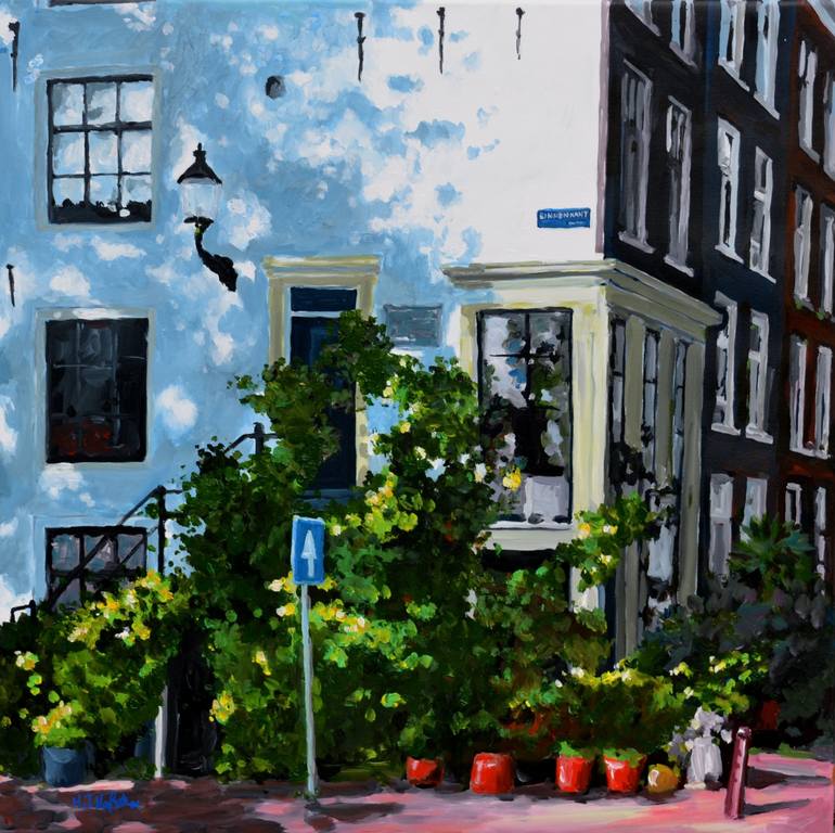 Binnenkant Amsterdam Painting by Henk Hofstra | Saatchi Art