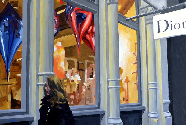 Dior New York Painting by Henk Hofstra | Saatchi Art