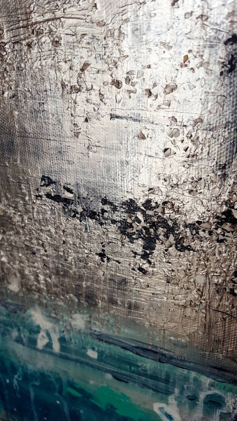 Nordic night Painting by Laura Spring | Saatchi Art