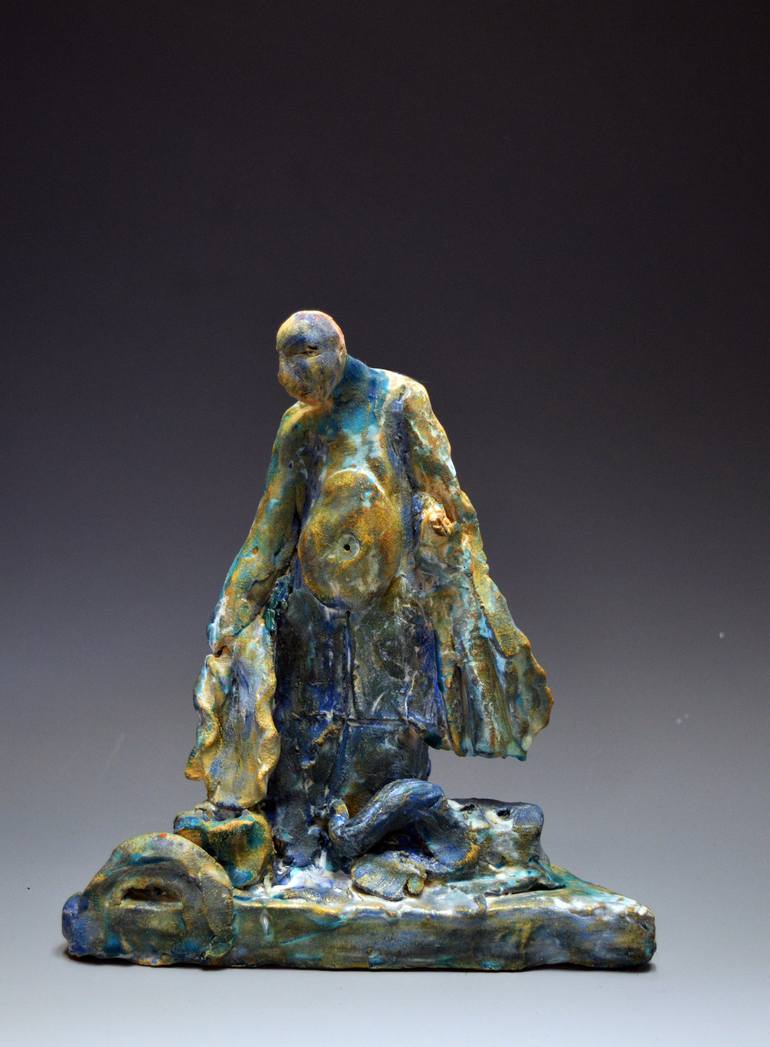 Standing Waterbearer Sculpture by Susannah Israel | Saatchi Art
