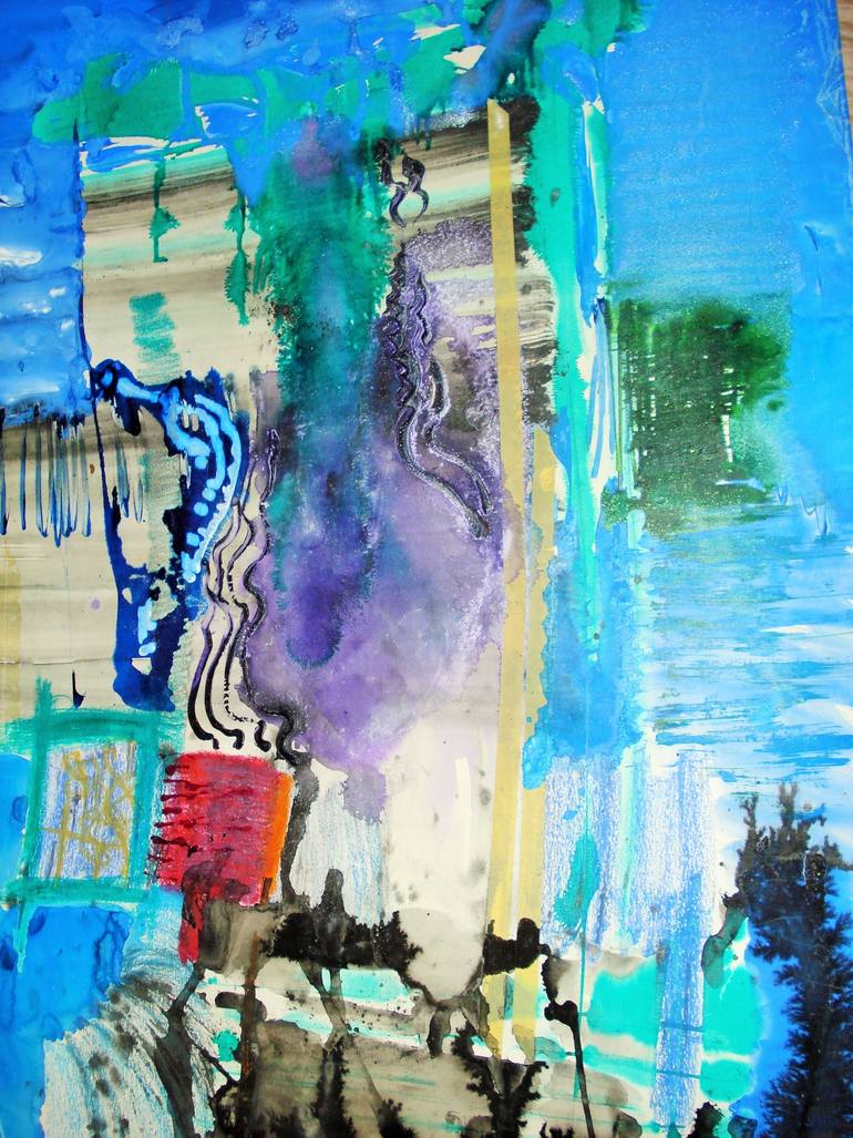 Thought Process Painting by Katrine Marrash | Saatchi Art