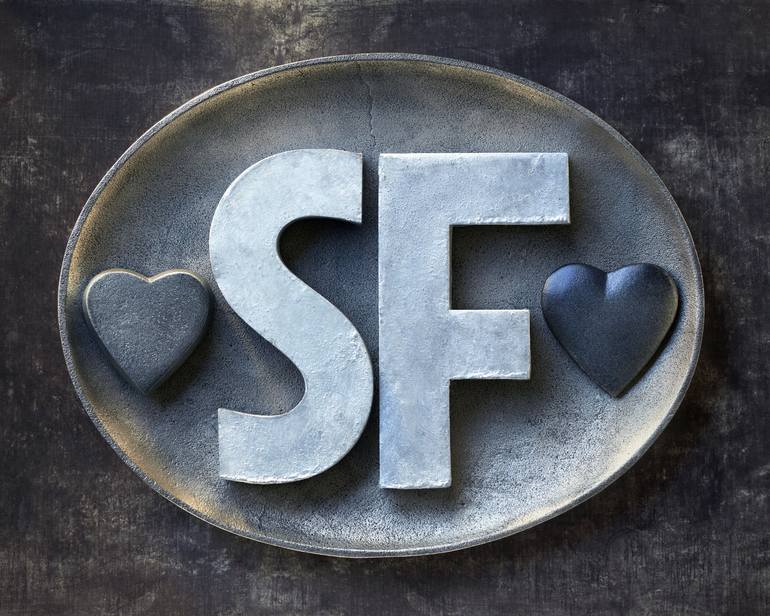 Letter F In Heart Wallpaper