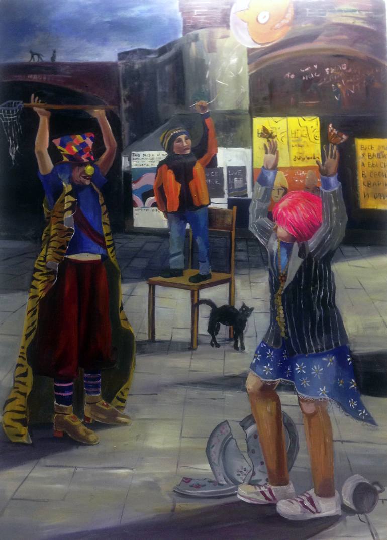 MOBILITY Painting by Lida M | Saatchi Art