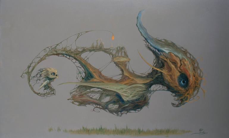 Helmsman Painting by Ed Schaap | Saatchi Art