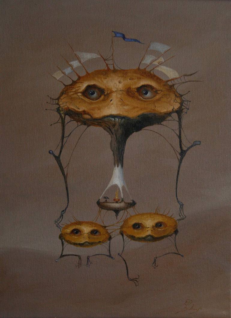 DreamResearcher Painting by Ed Schaap | Saatchi Art