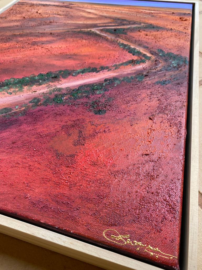 The quiet bend Painting by Swapna Namboodiri | Saatchi Art