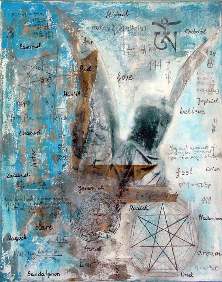 Angel III Collage by Tatjana Blinja | Saatchi Art