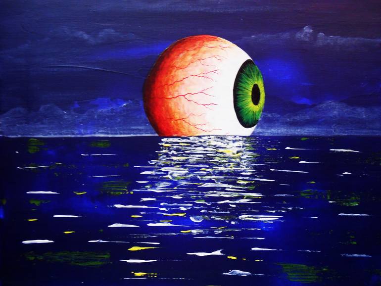 Eyeball Painting by Jake Mann | Saatchi Art