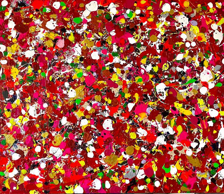 Color Clash Painting by Hans-Guenter Hoeffken | Saatchi Art