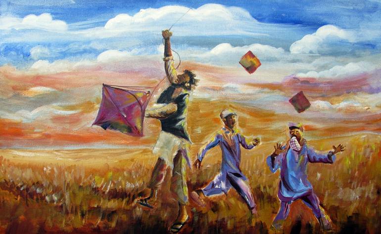FLY HIGH Painting by Bijo Thomas | Saatchi Art