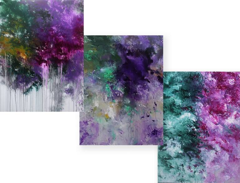 design470-7 3 -30x40 paintings Painting by Ron Halfant | Saatchi Art